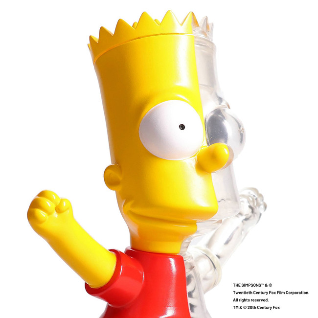 SECRET BASE x The Simpsons x atmosが⼿を組みBart Simpson Figure “X-RAY ver”に ...