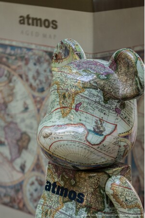 atmosより、ヴィンテージマップのパターンを落とし込んだ「BE@RBRICK atmos AGED MAP」が登場。｜Foot Locker ...