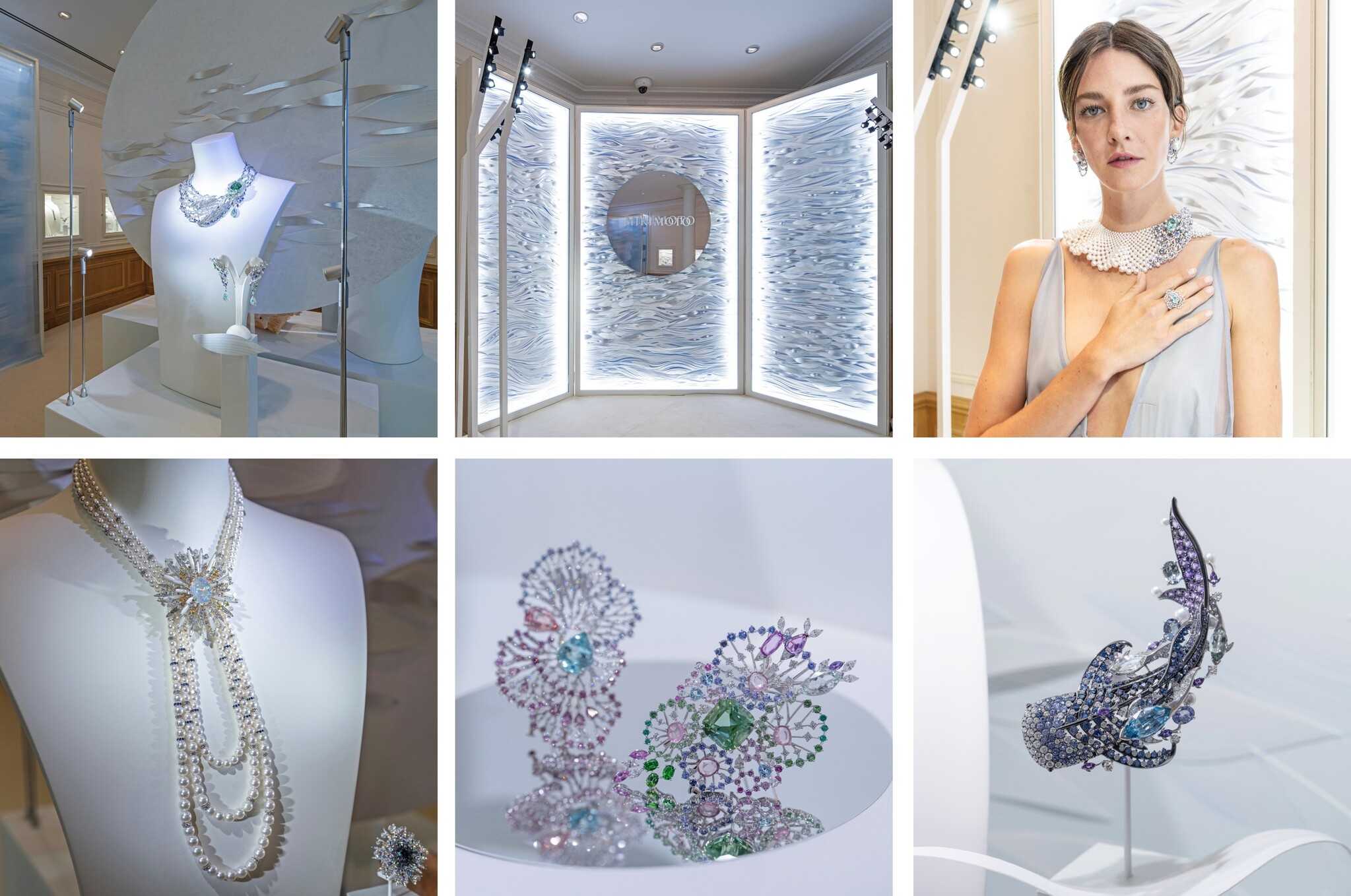 MIKIMOTOパリ店にて新作ハイジュエリーコレクション「Praise to the Sea」発表｜株式会社ミキモトのプレスリリース