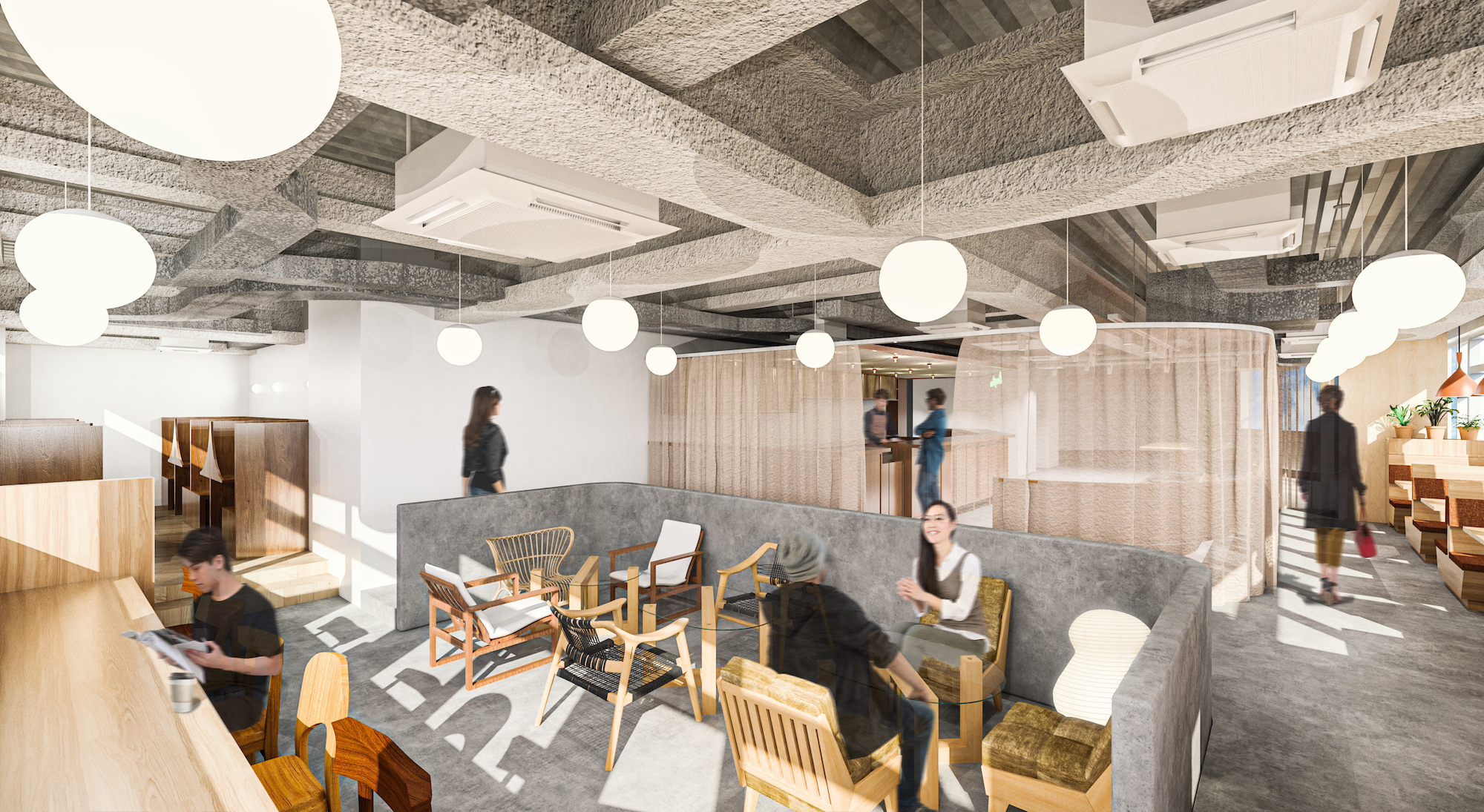 2022年1月20日開業 下北沢のまちのラウンジ「(tefu) lounge」でカンカク、InclineがUDSとパートナーシップを結び運営に参画｜UDS株式会社のプレスリリース