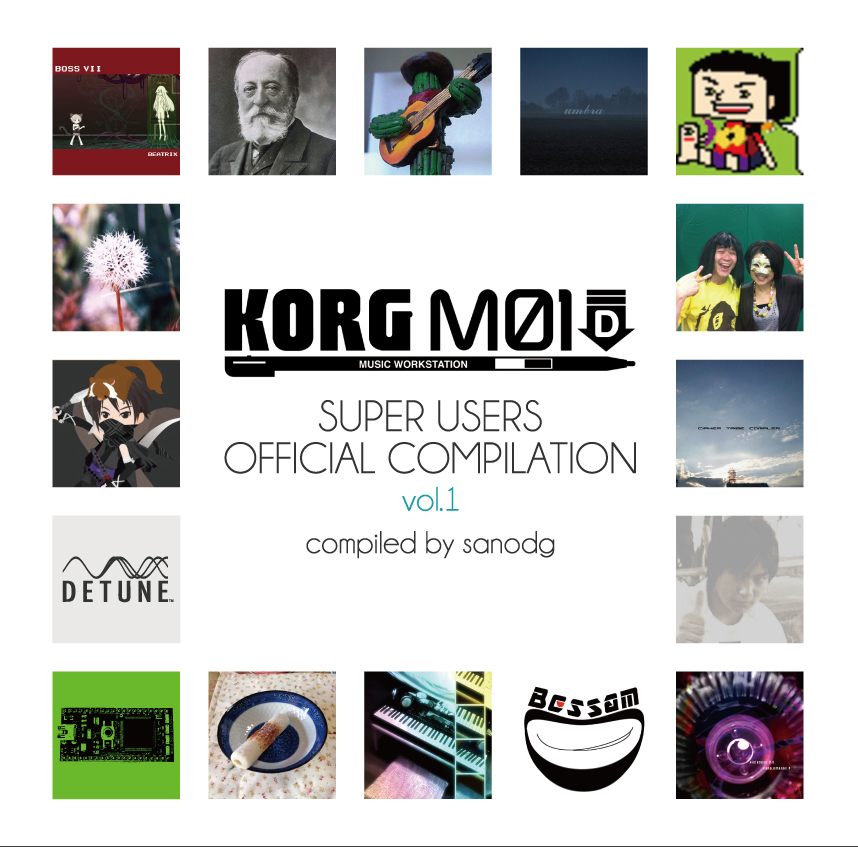 「KORG M01D Super Users Official Compilation vol.1」 発売のお知らせ｜株式会社DETUNEの ...