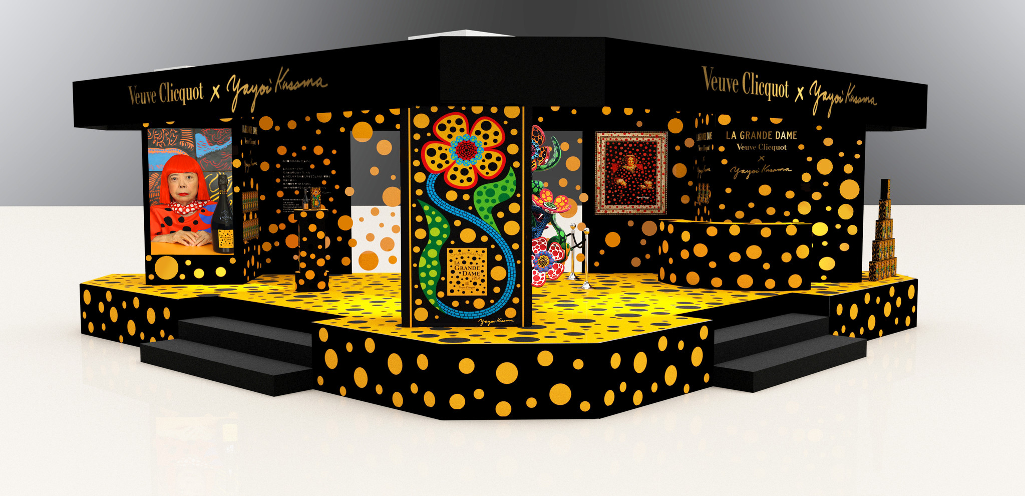 世界先行発売を記念した体験型イベント【VEUVE CLICQUOT LA GRANDE DAME × YAYOI KUSAMA】｜MHD モエ ...