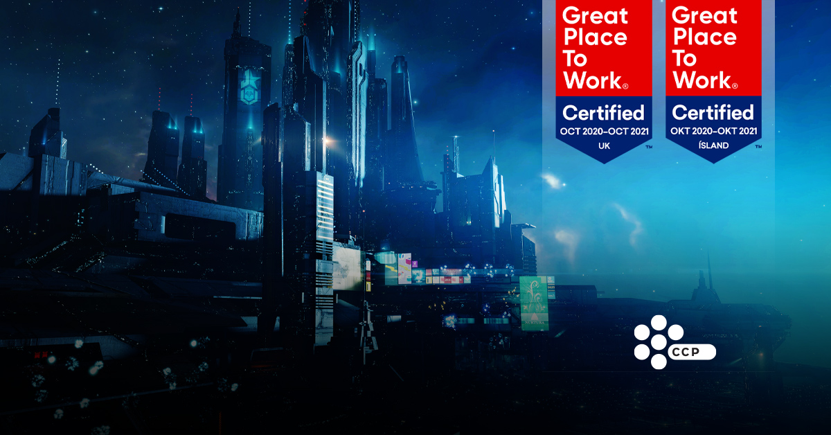 CCP Games、アイスランドと英国でGreat Place to Work® 認定を獲得｜CCP Gamesのプレスリリース