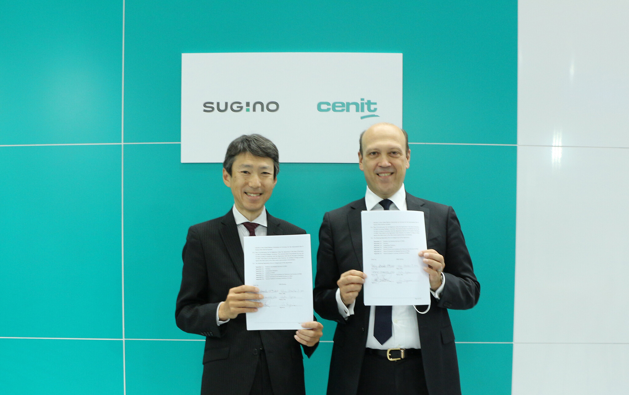 CENITとスギノマシンが調印式を実施（JIMTOF2022）｜株式会社スギノマシンのプレスリリース