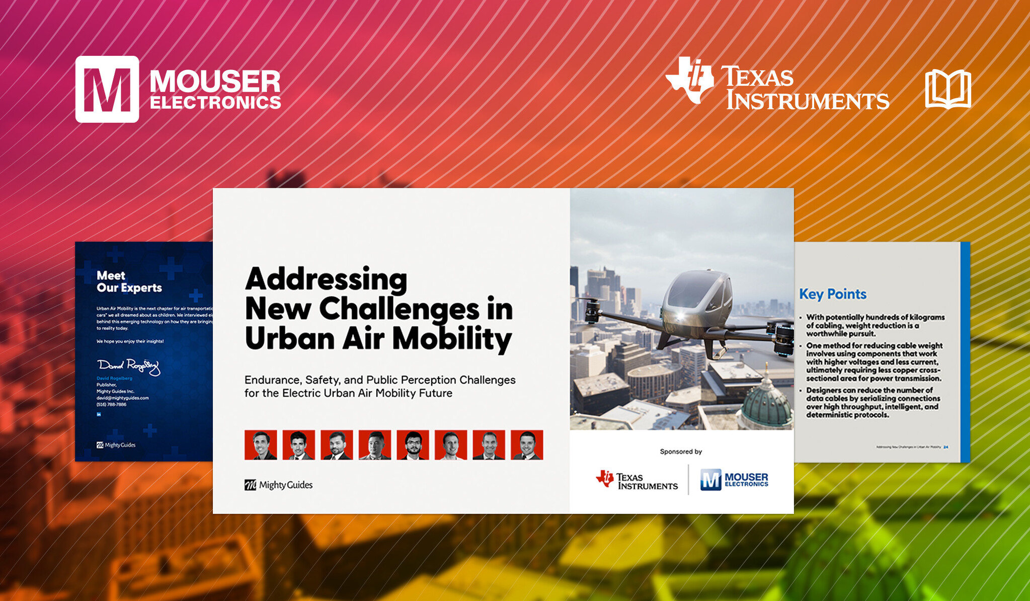 マウザー、Texas Instrumentsと共同でアーバンエアモビリティの未来を紹介する新しいeBookを発表｜Mouser ...