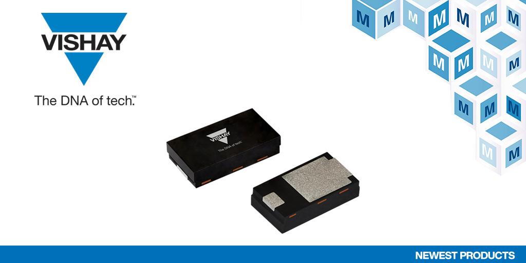 マウザー、Vishay Semiconductorsの「AEC-Q101認定DFNパッケージ整流器」の取り扱いを開始｜Mouser Electronics, Inc.のプレスリリース