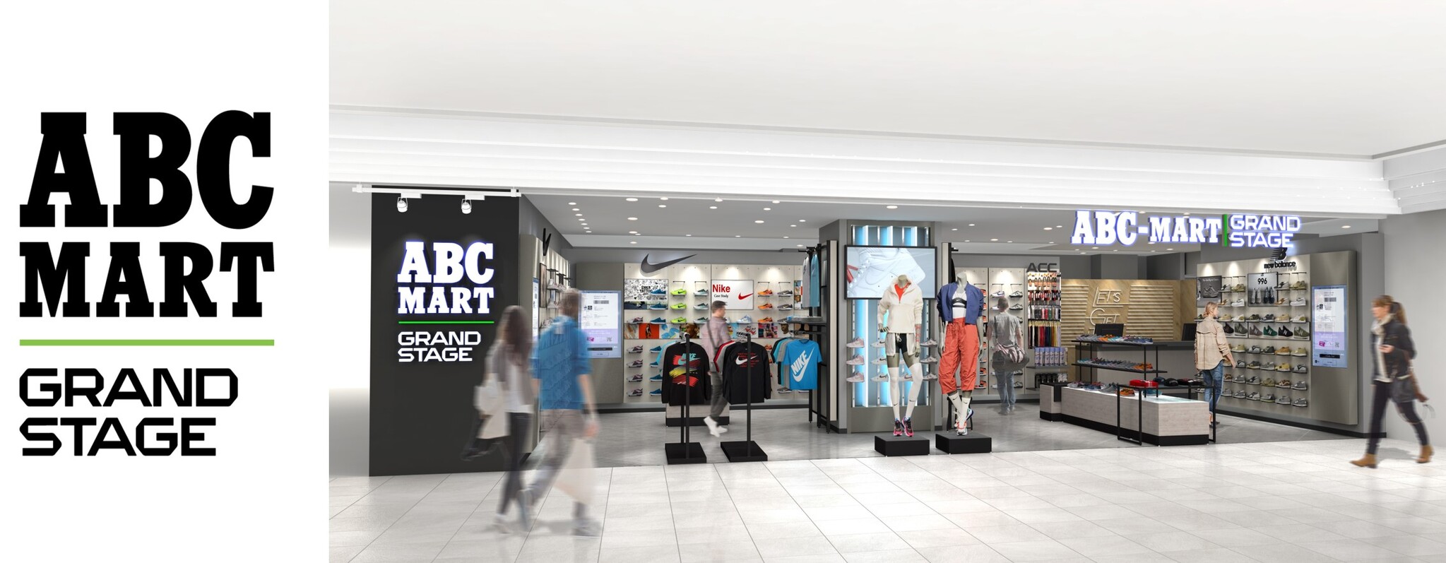 ABC-MART GRAND STAGE 福岡パルコ店 2023年6月23日(金)オープン｜株式会社エービーシー・マートのプレスリリース