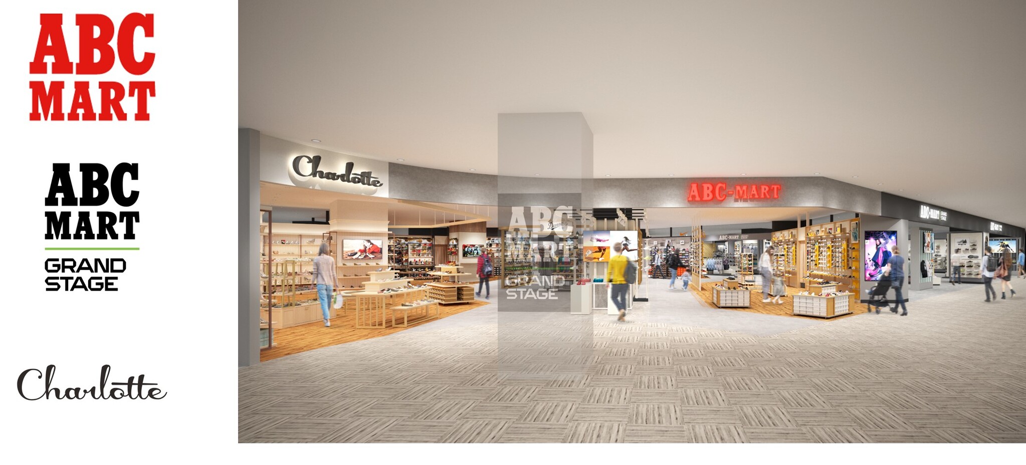 ABC-MART／ABC-MART GRAND STAGE／Charlotte 2023年6月23日(金)よりイオンモールKYOTOに隣接 ...