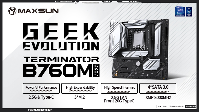 【MAXSUN】XMP DDR5-8000メモリをサポート！ MAXSUN 新しいTerminator B760M GKD5マザーボード登場 ...