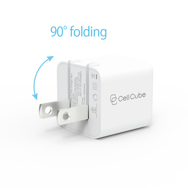 充電のライフスタイルブランド「CellCube」世界最小クラスを実現した急速充電器「1ポートUSB-C Fast Charger GaN ...