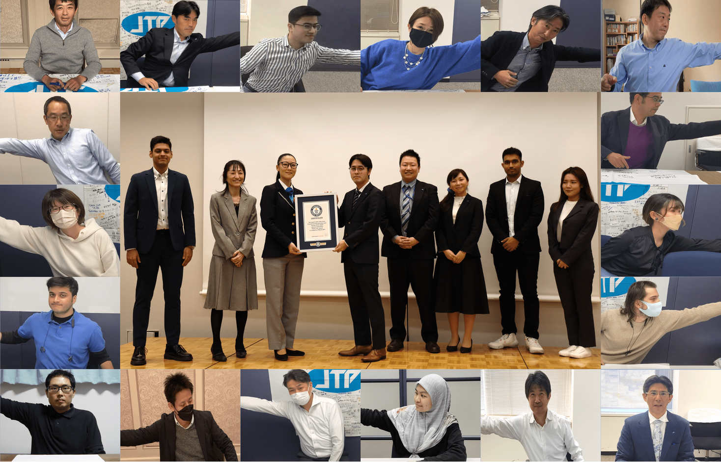 JTP、ギネス世界新記録™を達成「ペンを使って渡していく最大のオンラインビデオチェーン」最多記録更新｜JTP株式会社のプレスリリース