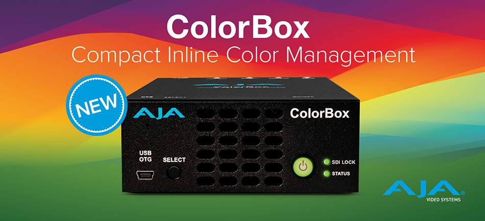 AJA 社、放送、プロダクション、ポストプロダクションで活用できる色精度を備えた ColorBox を発表｜株式会社 アスクのプレスリリース