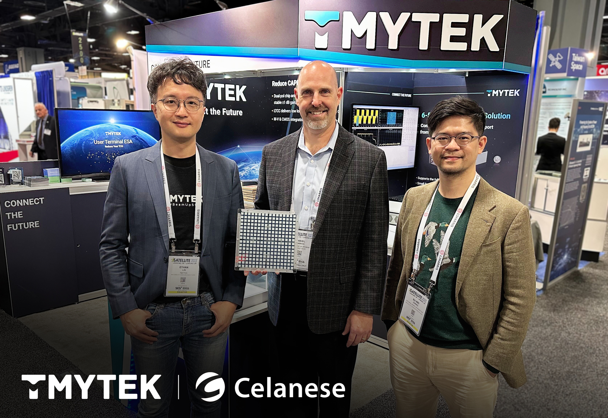 TMY Technology（TMYTEK）とCelanese（セラニーズ） Satellite 2023でアンテナ・オン・チップ（AoC）を ...