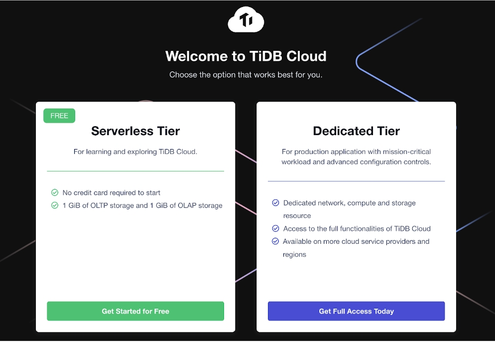 PingCAP、業界初のHTAPサーバーレスDBサービス「TiDB Cloud Serverless Tier」の提供を開始｜PingCAP株式会社のプレスリリース