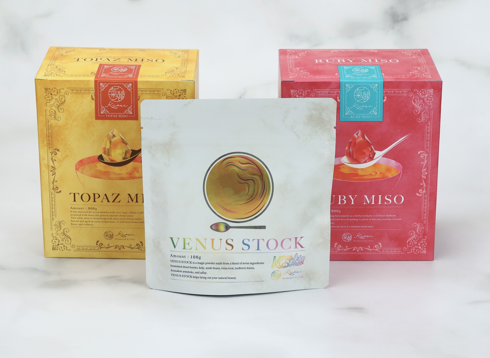 チャンネル登録者数46万人。養生ダイエットコンサルタントElly監修。平和の女神を呼び起こす、第三弾『VENUS STOCK』『RUBY MISO』『TOPAZ MISO』が8月6日(日)より ...