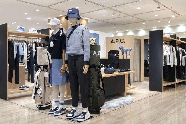 ＜A.P.C. GOLF＞フィールドと日常を融合させたライフスタイルゴルフウェアAP.C. GOLFのPOP UPを松坂屋名古屋店北館GENATAにて開催。4/5(水)~4/18(木 ...