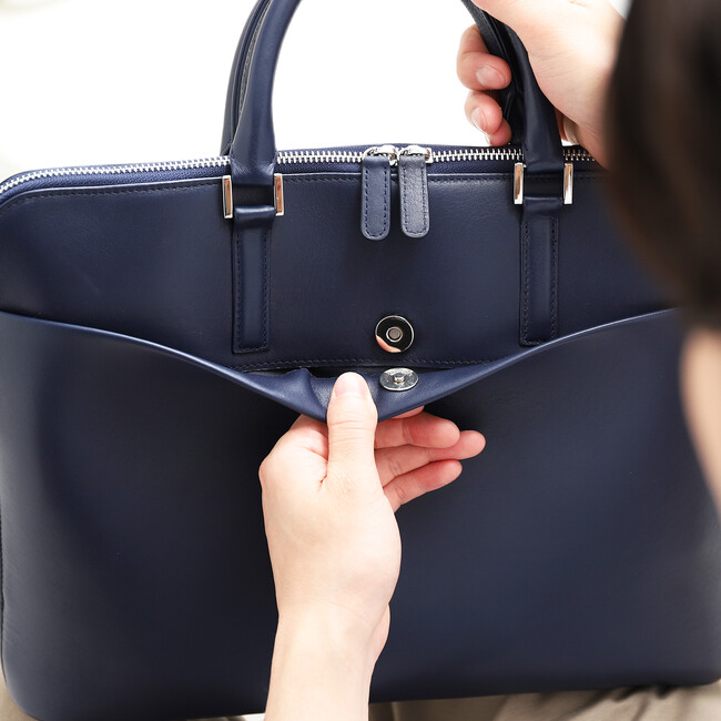 BLUE SINCERE（ブルーシンシア）「ガバッと開く薄型ビジネスバッグ」ビジネスレザーバッグ “EQUES(エクエス)" RT3 新発売 ...