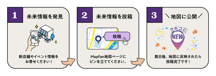 国内最大級の地図ポータルサイト「MapFan」で、誰でも、お店の開店・閉店やイベント情報の投稿や閲覧が可能に！みんなで地元の情報を投稿して未来の地図をつくろう！｜ジオテクノロジーズ株式会社の ...