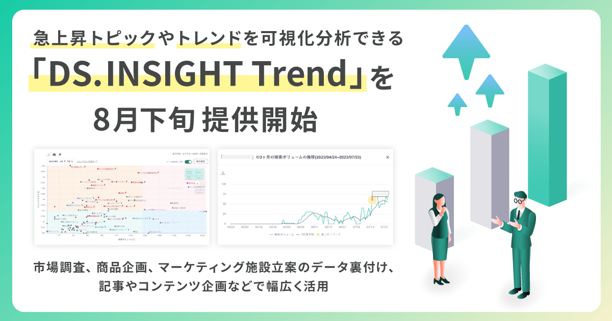 ヤフー・データソリューション、急上昇トピックやトレンドを可視化分析できる「DS.INSIGHT Trend」を提供開始｜ヤフー株式会社のプレスリリース
