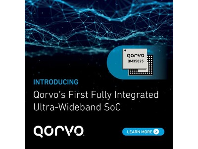 Qorvo、同社初の低消費電力の超広帯域（UWB）RF SoCを発表、UWBポートフォリオを拡充 企業リリース | 日刊工業新聞 電子版