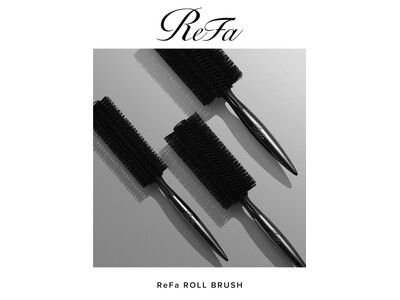 ふわっとキャッチ、するんとリリース。うねりを伸ばし、スタイル決まる。「ReFa ROLL BRUSH（リファロールブラシ）」3サイズ2025年 ...