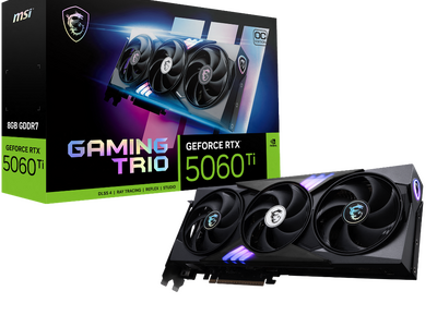MSI、GeForce RTX(TM) 5060 Ti 8GBを搭載したグラフィックスカード「GeForce RTX(TM) 5060 Ti ...