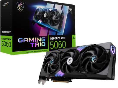 MSI、GeForce RTX(TM) 5060を搭載したグラフィックスカード「GeForce RTX(TM) 5060 8G GAMING ...