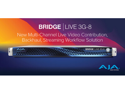 AJA社、NAB 2025に先立ち新製品「BRIDGE LIVE 3G-8」を発表 企業リリース | 日刊工業新聞 電子版